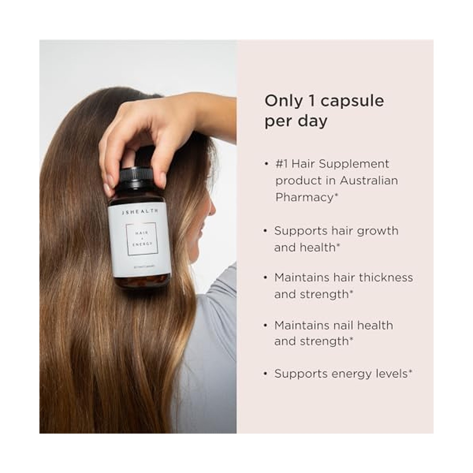 JSHealth Vitamins Hair and Energy Formula - 60 Count for sale online | eBay