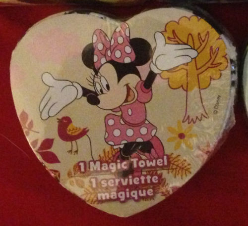Disney Mickey and Friends 11" x 11" Magic Towel Donald Daisy Minnie or ...