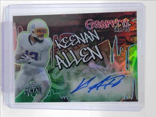 KEENAN ALLEN 2024 LEAF METAL GRAFFITI GRAPHS AUTOGRAPH AUTO /10 Q1300 ...