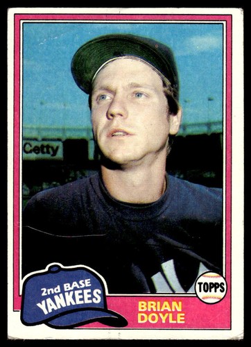 1981 Topps Brian Doyle #159 New York Yankees Baseball Card | eBay