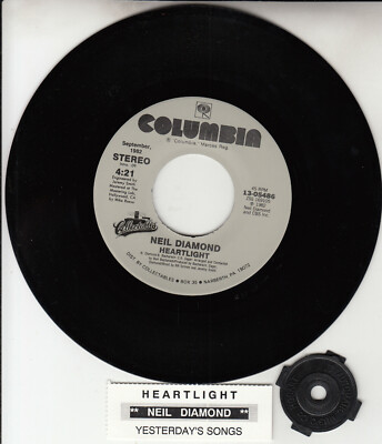 NEIL DIAMOND Heartlight & Yesterday's Songs 7" 45 rpm record NEW ...