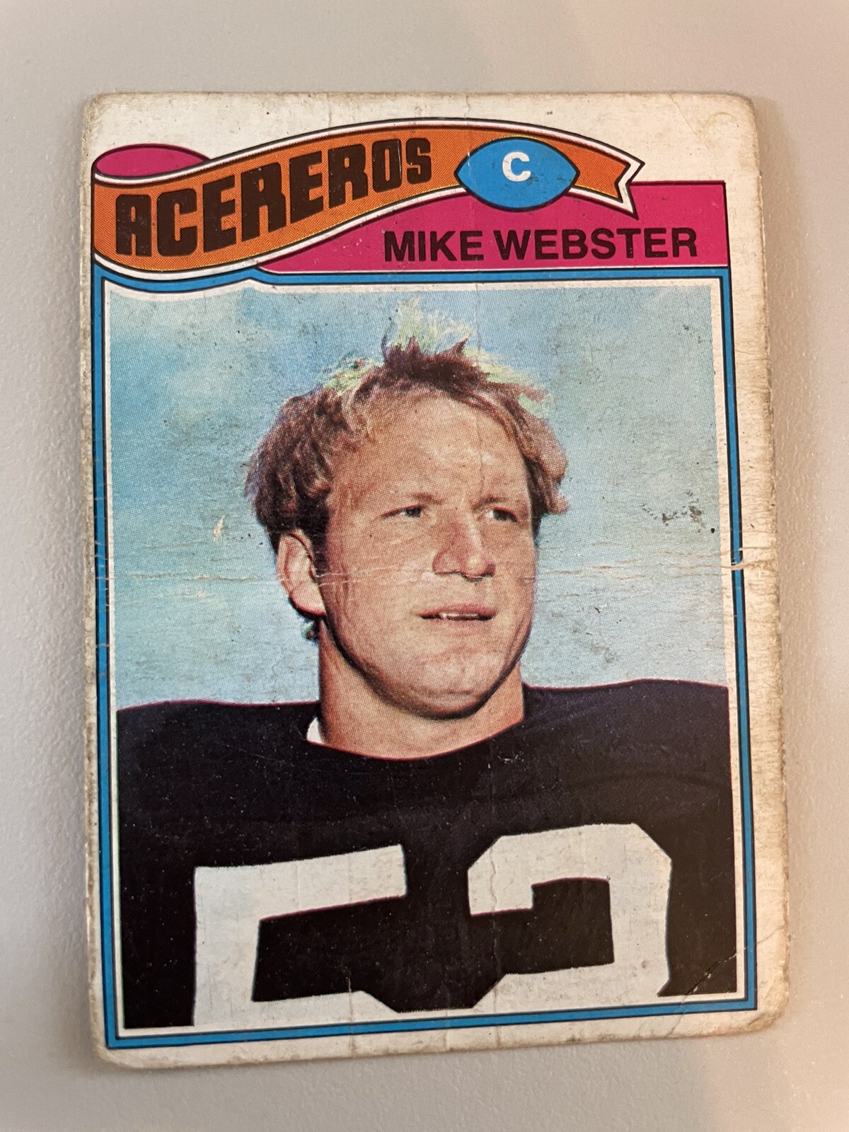 1977 Topps Mexican # 99 MIKE WEBSTER Steelers Wisconsin ngs Rookie | eBay