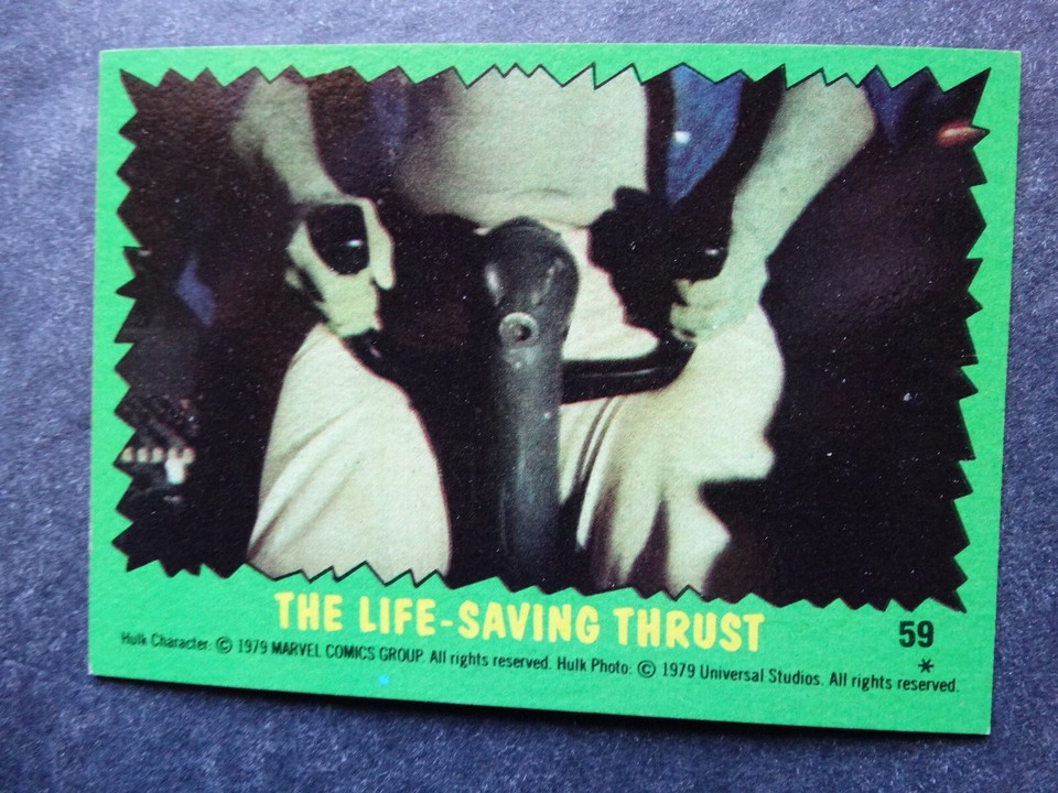 1979 Topps The Incredible Hulk TV Show Card Complete Your Set You U ...