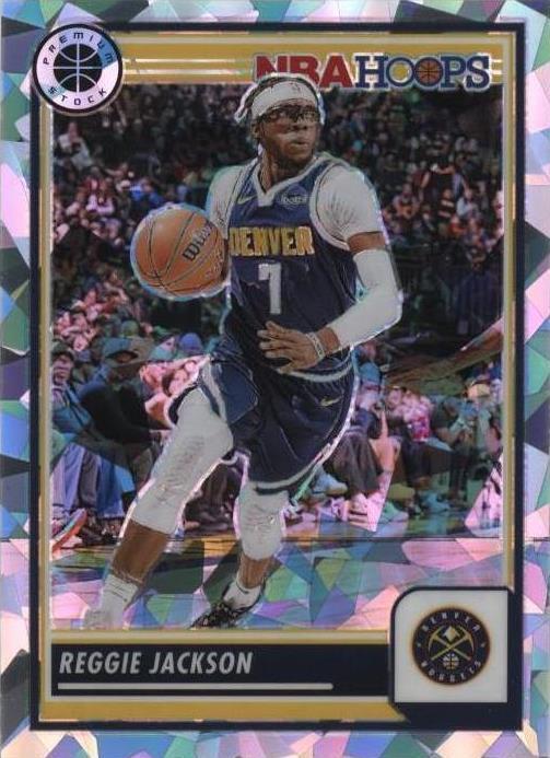 2023-24 Panini Nba Hoops Premium Stock - Reggie Jackson #54 Ice Prizm ...