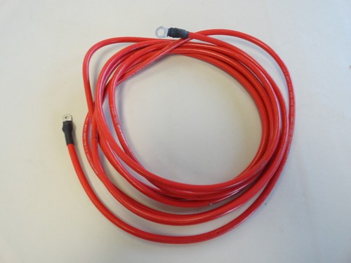 6 AWG GAUGE TYPE TEW 1283 / 1232 COPPER ELECTRICAL WIRE RED 16 1/2 ...