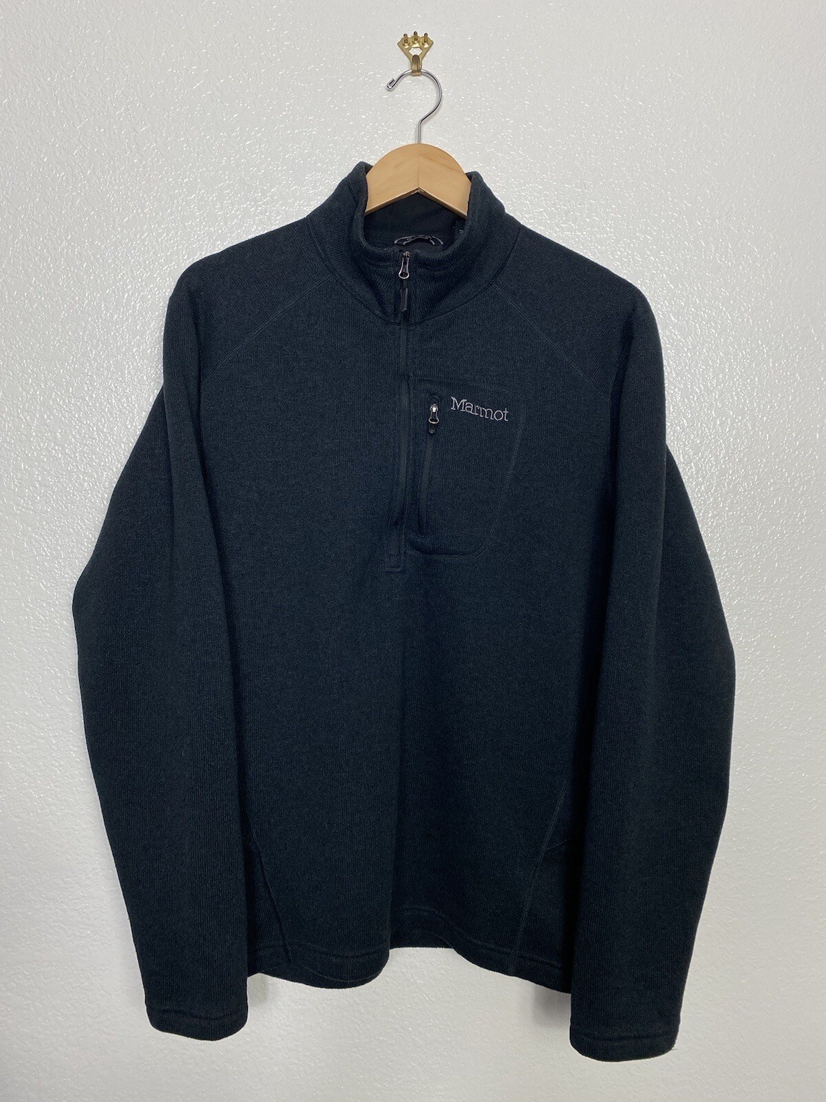 Marmot Sweater Mens Large Gray Gorpcore Gorp Hiking Outdoors Earthy ...