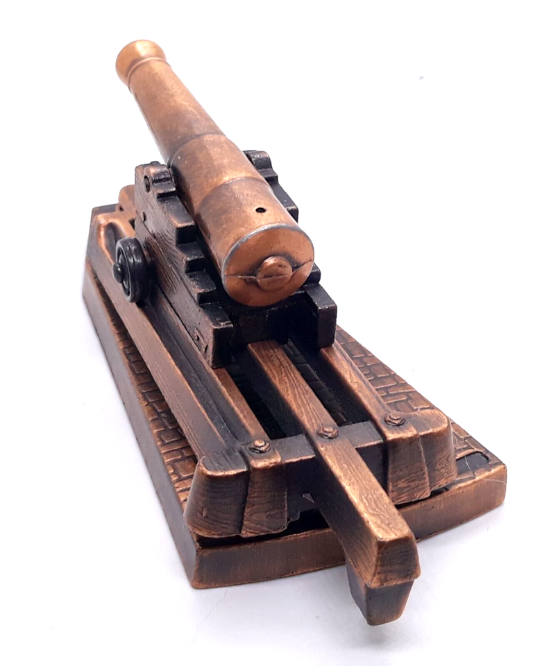 Souvenir Fortress Cannon On Slide & Pivot 4 1/2" X 2" Die Cast Metal | eBay