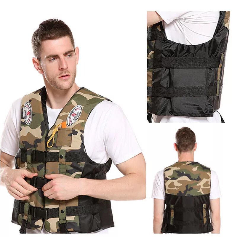 JARUSITE Adult Buoyancy Aid Sailing Canoeing Fishing Life Jacket Vest ...