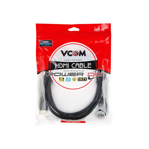 VCOM HDMI 2.0V High Speed Power Cable Lead with Ethernet 3.0m Black | eBay