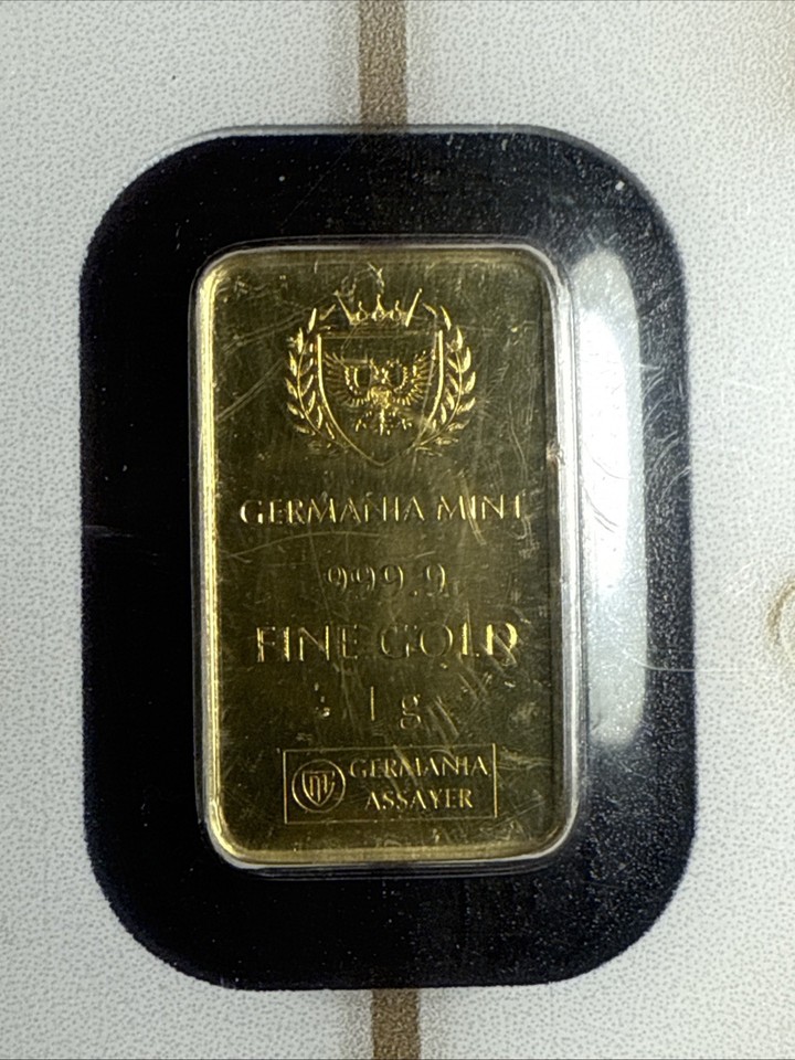 1 Gram German Mint Gold - Sealed From Mint - Beautiful Gold$$!! | eBay
