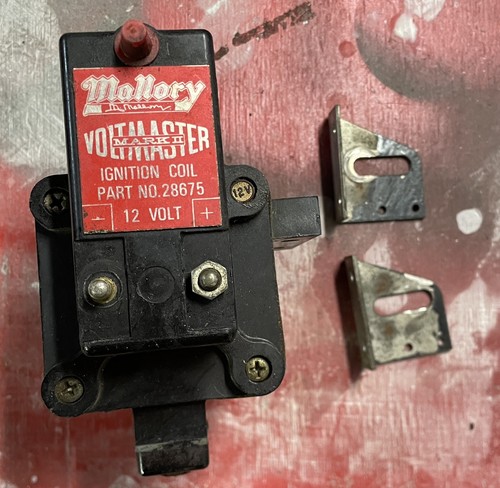 Mallory Ignition Coil 12V Transformer #28675 Voltmaster Mark II Coil | eBay