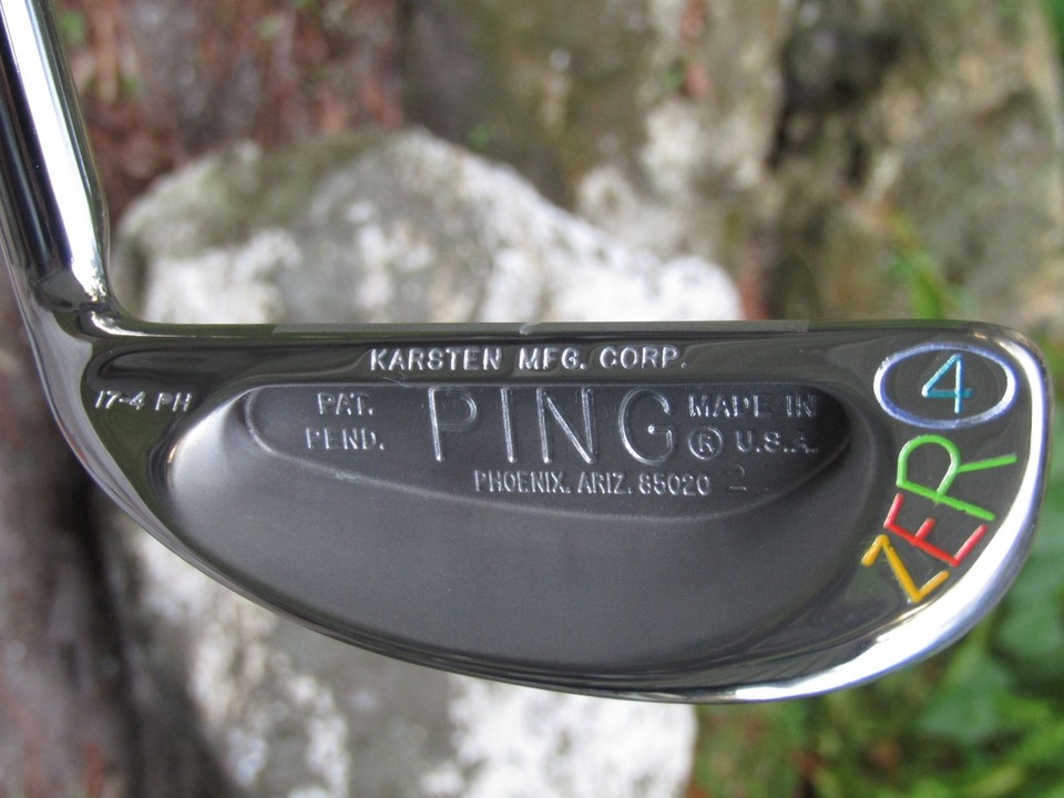 Stunning Stainless Steel PING ZERO 4 Putter OE PING Pistol Putter Grip ...