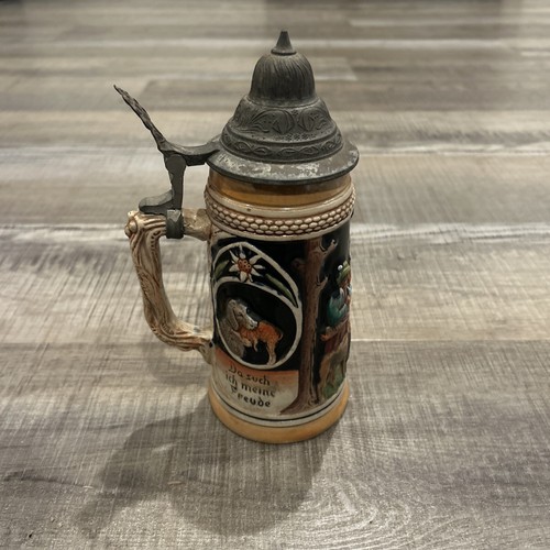 Thewalt German Beer Stein with Hinged Pewter Lid Vintage | eBay