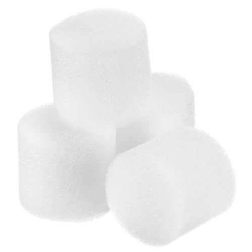 50pcs Hydroponic Sponges, 1.26" Growing Media Cylindrical Sponges White ...