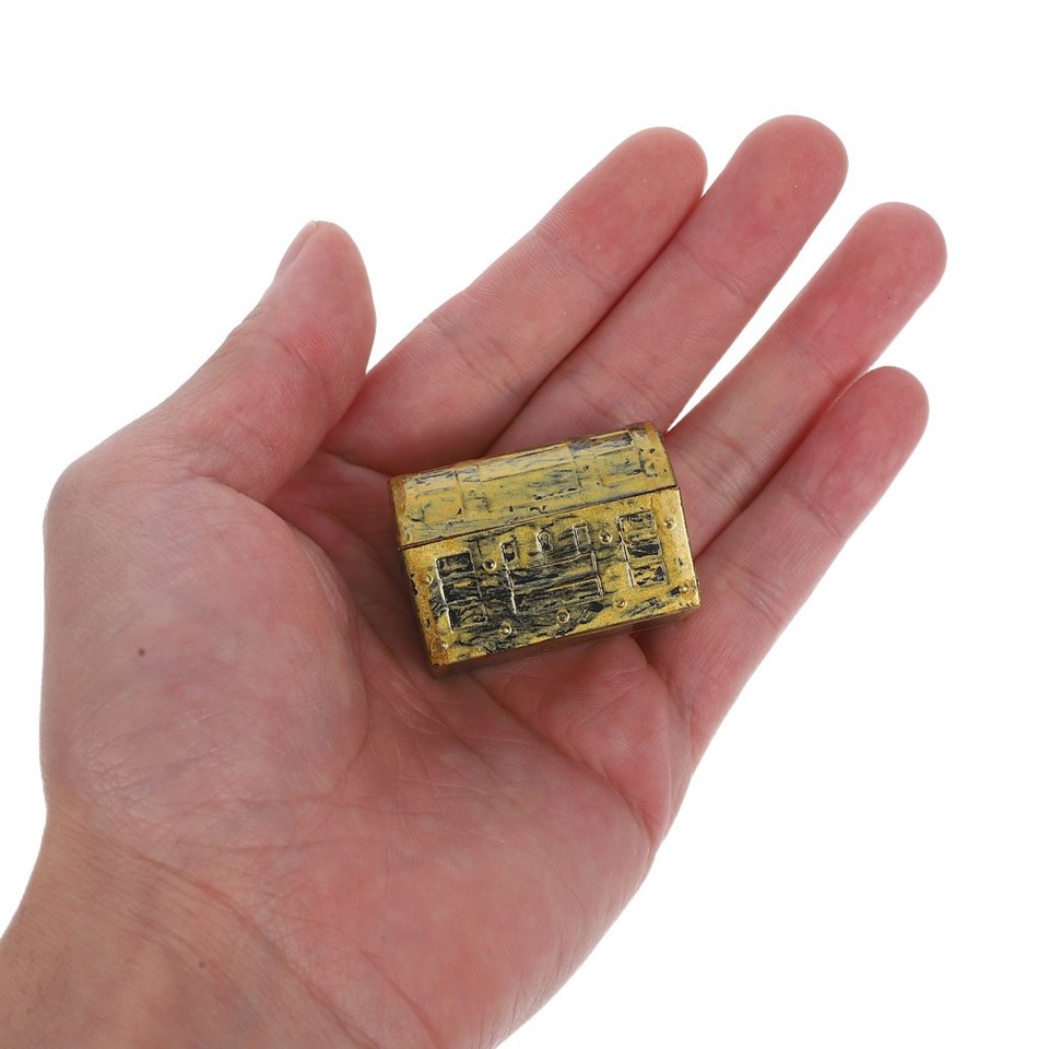 2pcs Small Pirate Treasure Chests, Alloy Treasure Chests Toy Boxes ...