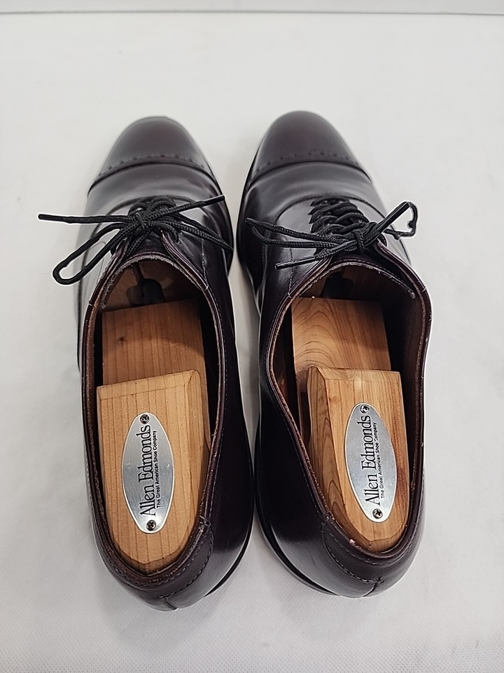 Allen Edmonds Fifth Avenue Cap Toe Oxford Brown Leather Dress Shoes ...