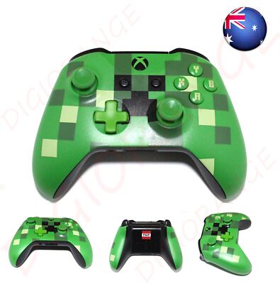 AU Minecraft Creeper MS Xbox One Wireless Game Controller Gamepad With ...