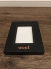 WOOF FRAME - CARVED 2.5 X 3.5 (BLACK/BROWN) "WOOF" | eBay