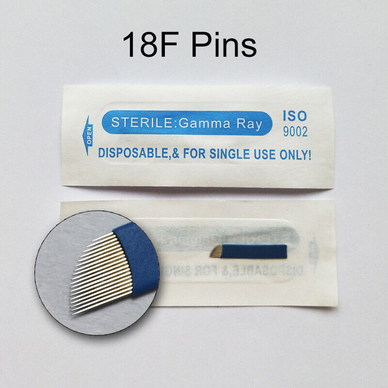 Microblading Blades Tattoo needles Permanent Makeup Needle Manual ...