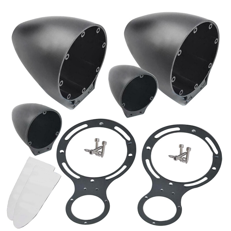 Auto Car 3.5" Speaker Modified Three-Way Tweeter Bracket Base Shell Box ...