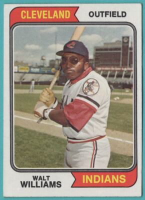 1974 Topps Walt Williams Cleveland Indians #418 | eBay