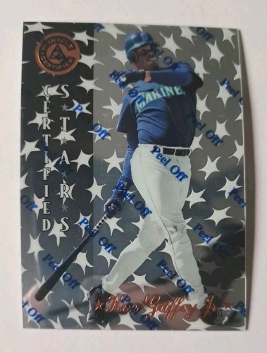 1997 Pinnacle Certified #136 Ken Griffey Jr. BASEBALL Seattle Mariners ...