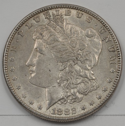 US 1882 Early Year Silver Morgan Dollar BU 4020 combine shipping*SFCOIN ...