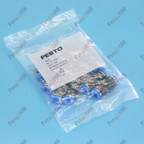 1Bag/10pc brand new festo QS-8 153033 Push-in Connector Fast Delivery ...