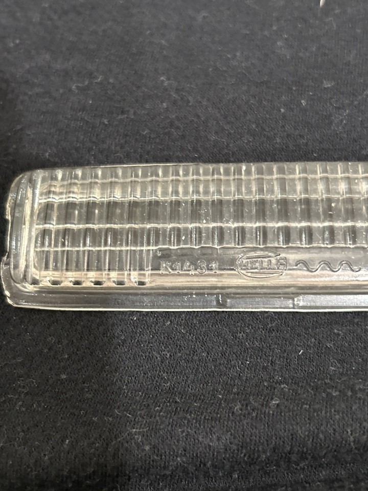 Porsche 356 A Shine Down License Plate/Reverse Light Lens Hella 1431 | eBay