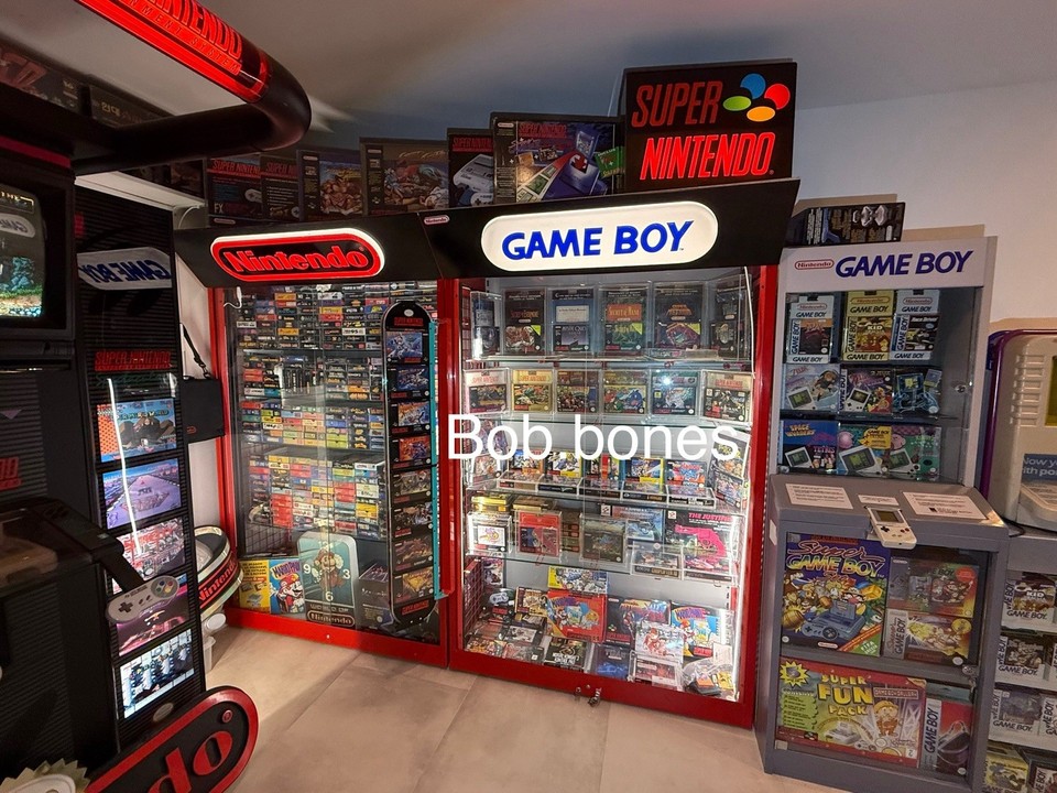 Extraordinary Collection NINTENDO NES SNES GAMEBOY KIOSK DISPLAY | eBay
