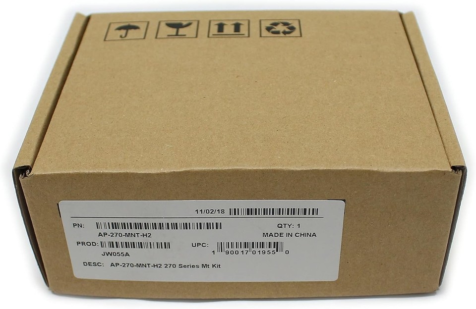 Aruba JW055A AP-270-MNT-H2 Network Device Wall/Ceiling Mount kit, White ...