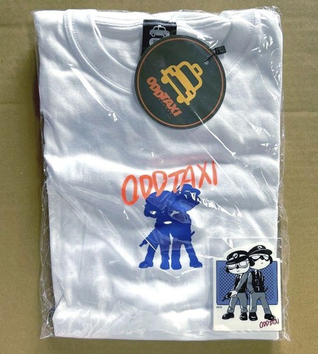 m25 Odd Taxi Doman Brothers TShirt Unused XL White Anime Sticker Set ...