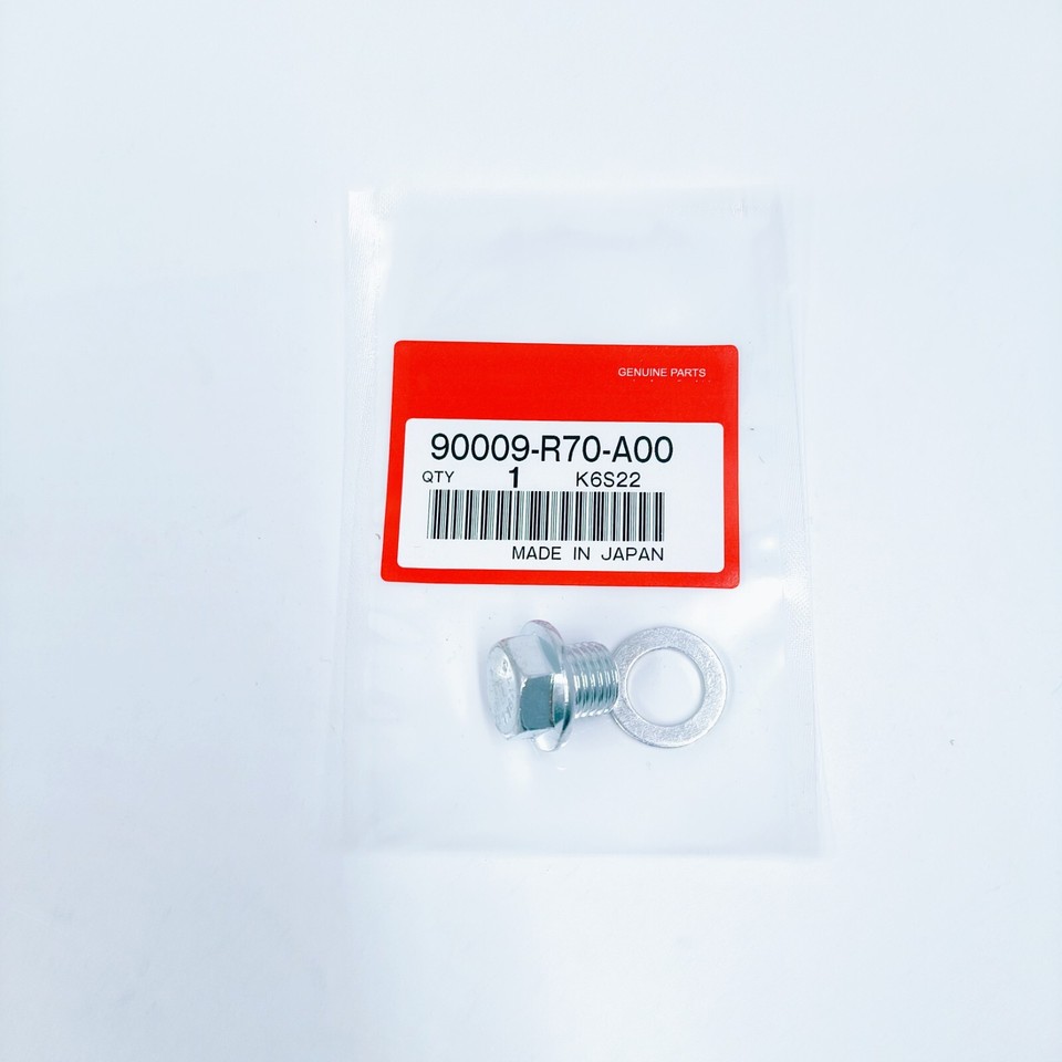 For Honda/Acura Engine Oil Pan Drain Bolt Plug with Washer 90009-R70 ...