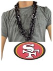 New NFL SAN FRANCISCO 49ERS Fan Chain Necklace Foam - PICK YOUR CHAIN ...