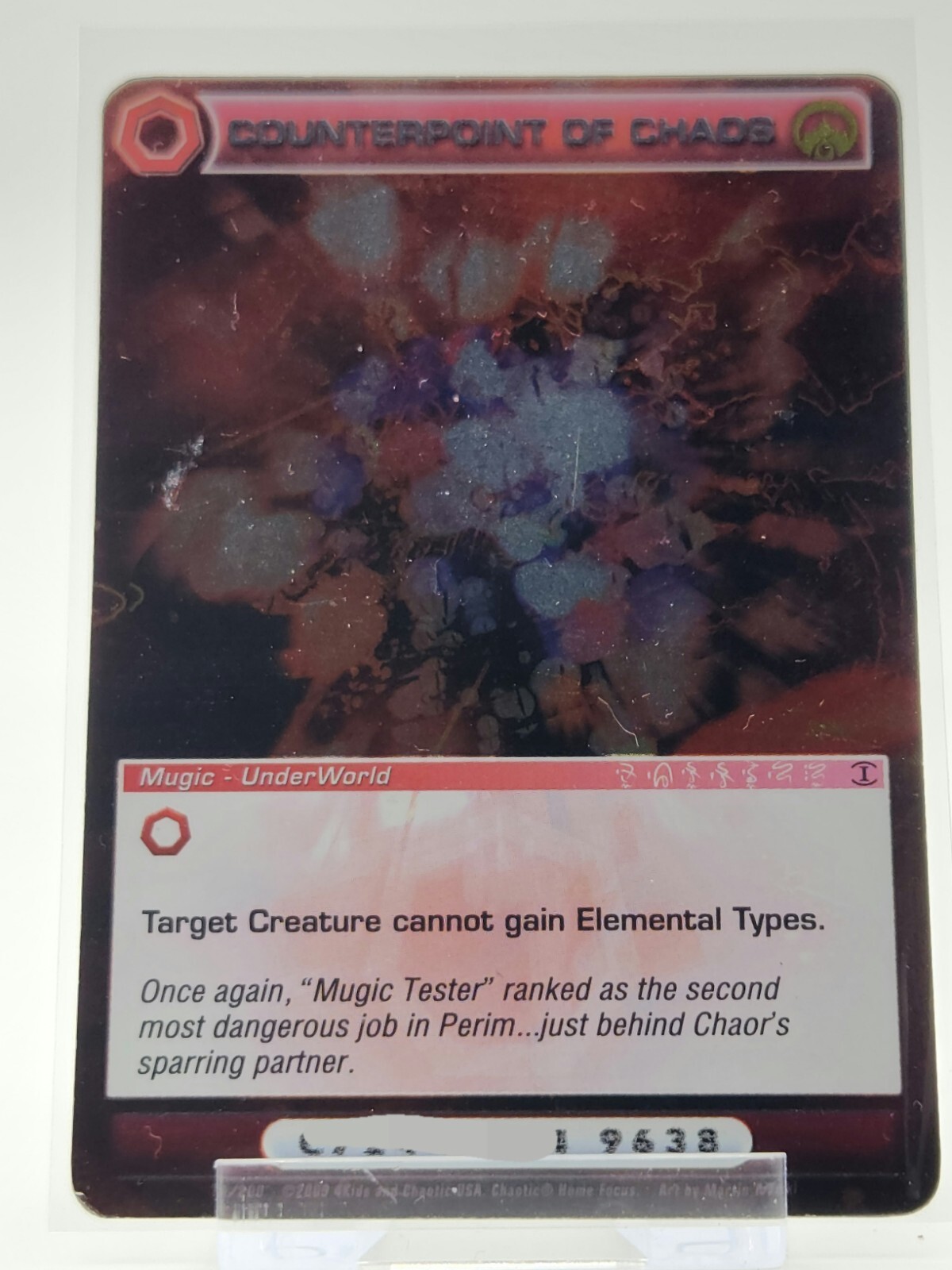 Chaotic Card : Counterpoint Of Chaos AU First Edition Rare Mugic | eBay