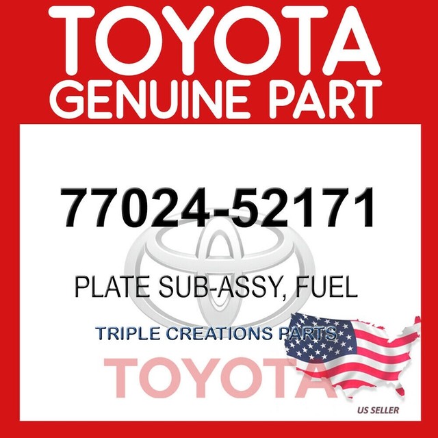 7702452171 Genuine Toyota Plate Sub-assy Fuel Suction 77024-52171 for ...