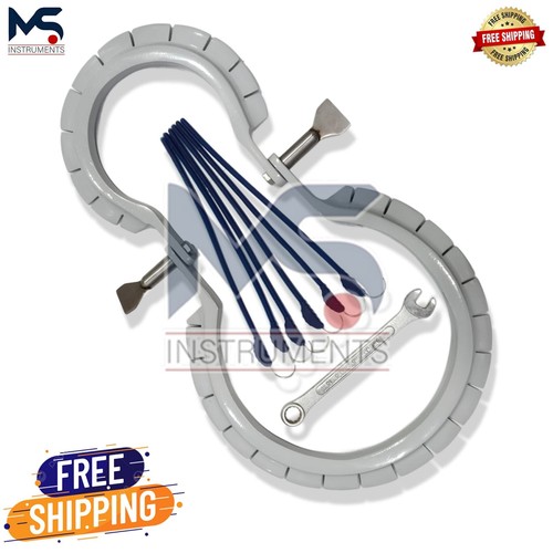 Lone Star Retractor Ring With 6 Hooks & Key Reusable Surgical ...