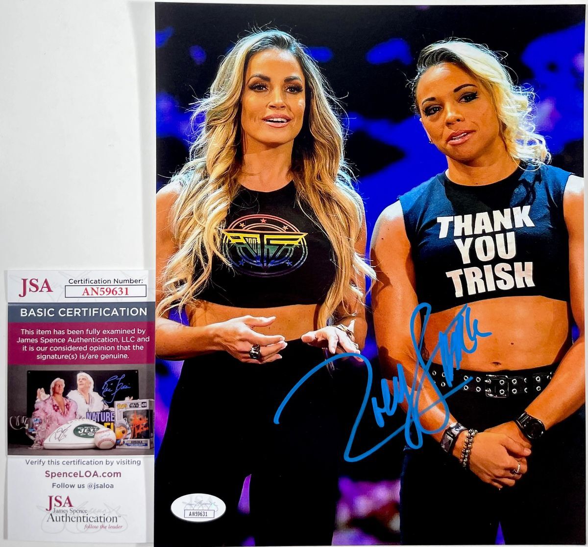 WWE NXT Zoey Stark Signed 8x10 Photo D Autograph WrestleMania JSA COA ...