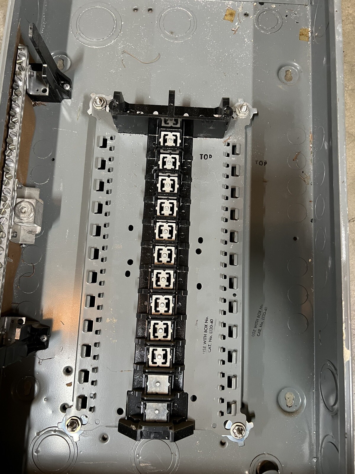 Federal Pacific Electric Panel (box) L120-40 And BUS | eBay