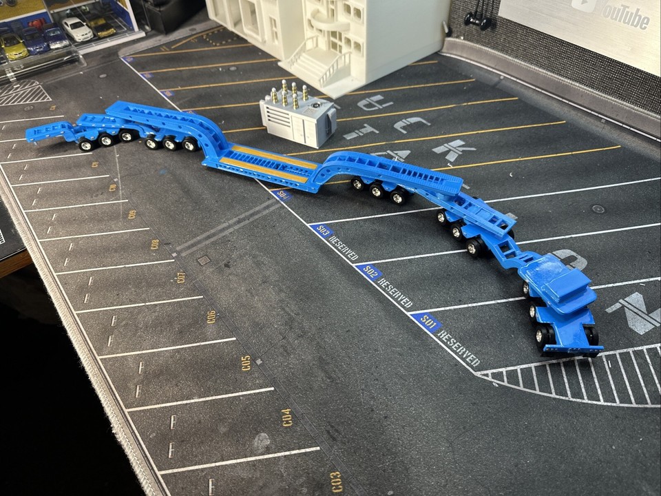 1/64 For DCP Trucks 15 Axle custom made Heavy Haul trailer and ...