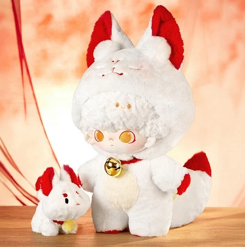 Popmart Lovely Dimoo 29*50cm Fox Fairy cos bell collar Action Figure ...