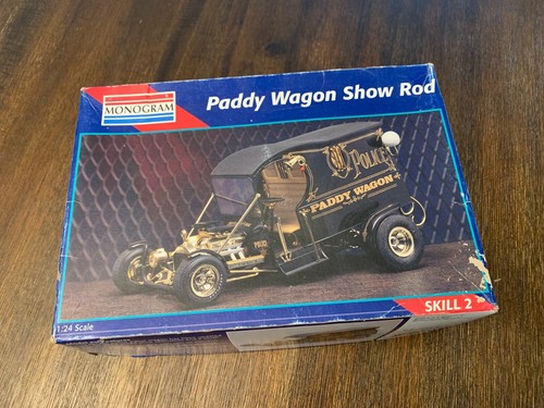 MONOGRAM 1:24 Scale Model Car Kit Paddy Wagon Show Rod #2733 NEW OPEN ...