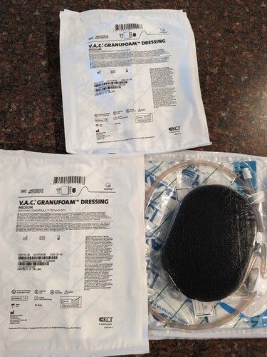 3 KCI V.A.C Granufoam Dressing Wound Care Medium M8275052 VAC Therapy ...