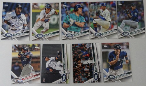 2017 Topps Series 1, 2 and Update Seattle Mariners Team Set of 37 ...
