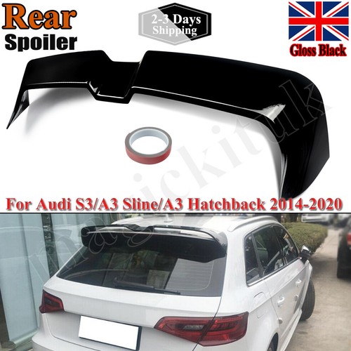 Gloss Black Roof Spoiler Oettinger Style For Audi A3 S-line/S3 ...