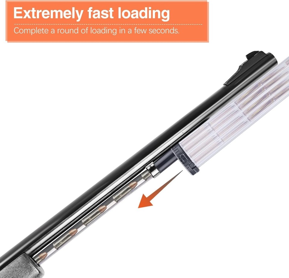 Ludex Rifle Tubular Magazine Speed Loader for .22/.17 Ammo, Design for ...