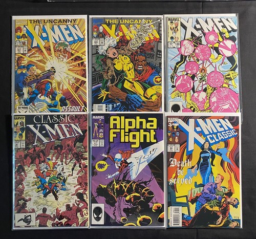 X-Men Lot (1984 Marvel Comics) 6 Books, Key Issues | eBay