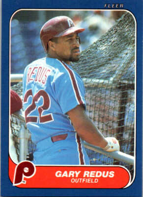 Gary Redus 1986 Fleer Update #U-94 Baseball Card | eBay