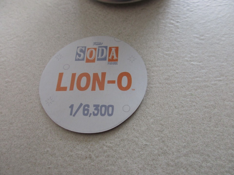 Funko Soda Lion-O Thundercats 7,500 Vinyl Figurine TTBE | eBay