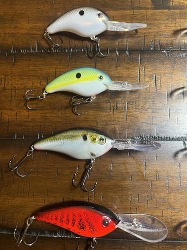 (Lot of 8) Strike King 5/6XD Crankbaits Fishing Lures Assorted Colors ...